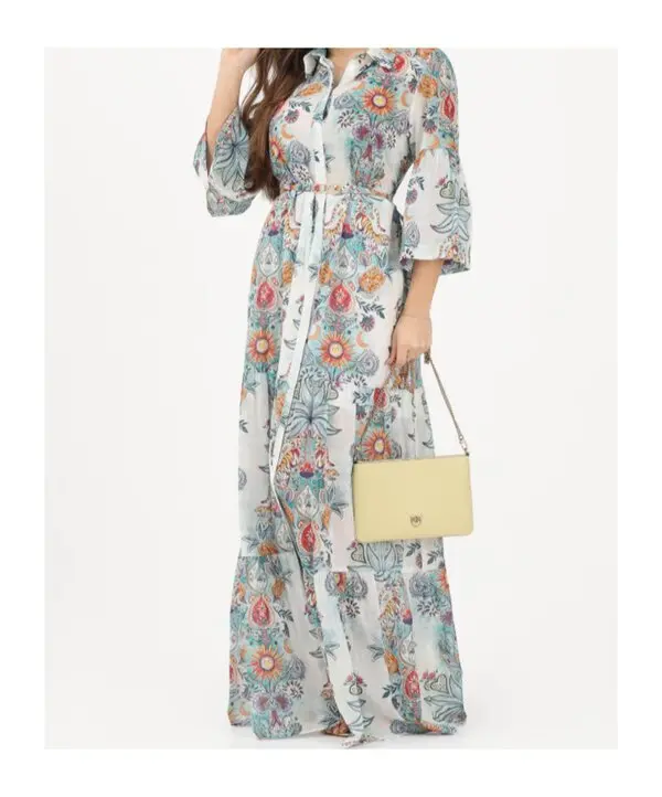 Just Cavalli Long Printed Dress