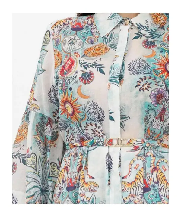 Just Cavalli Long Printed Dress