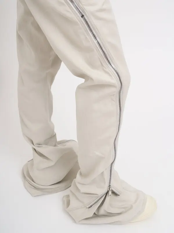 Rick Owens Side Zip Jeans - Latte