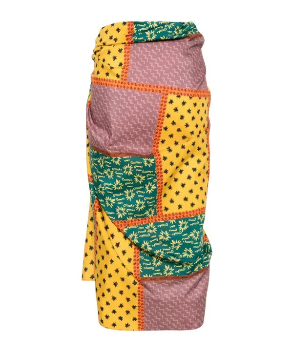 DONDE ESTEBAN Patterned Sarong - Brown
