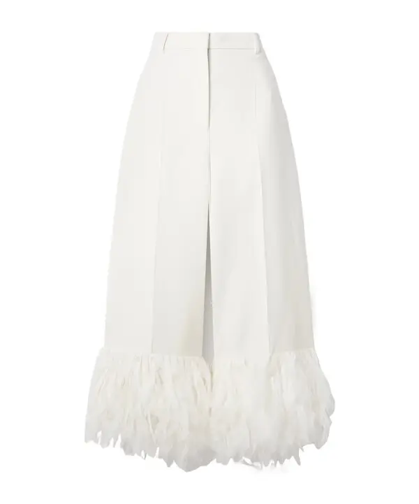 Stella McCartney Tasseled Wide-leg Trousers