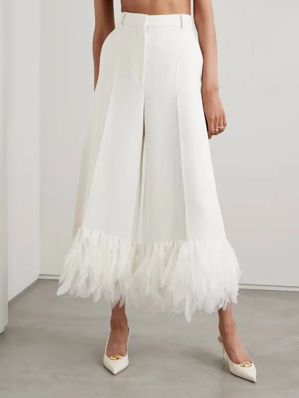 Stella McCartney Tasseled Wide-leg Trousers