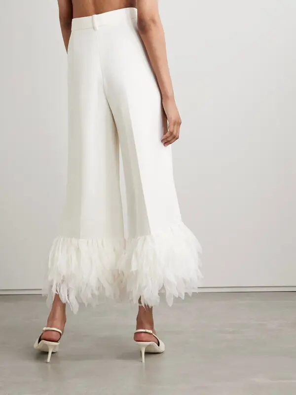 Stella McCartney Tasseled Wide-leg Trousers