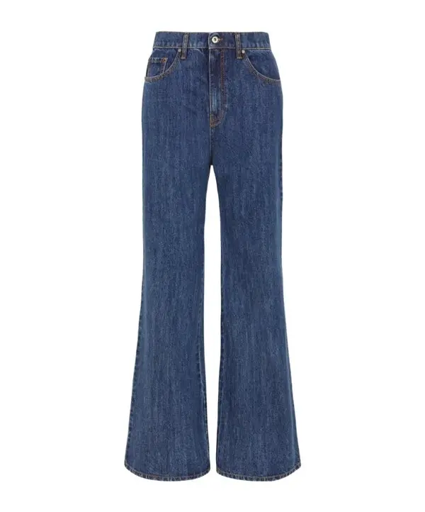 P.a.r.o.s.h Five-pocket Flared Jeans - Blue