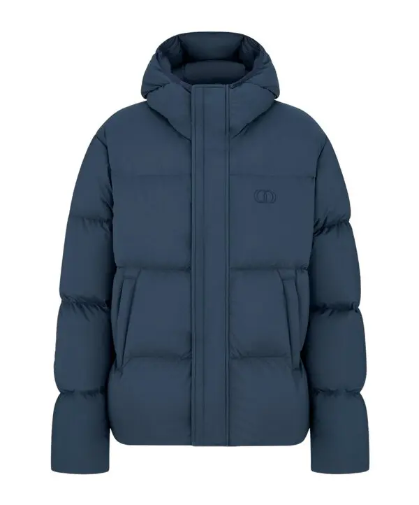 Dior Cd Icon Hooded Quilted Down Jacket