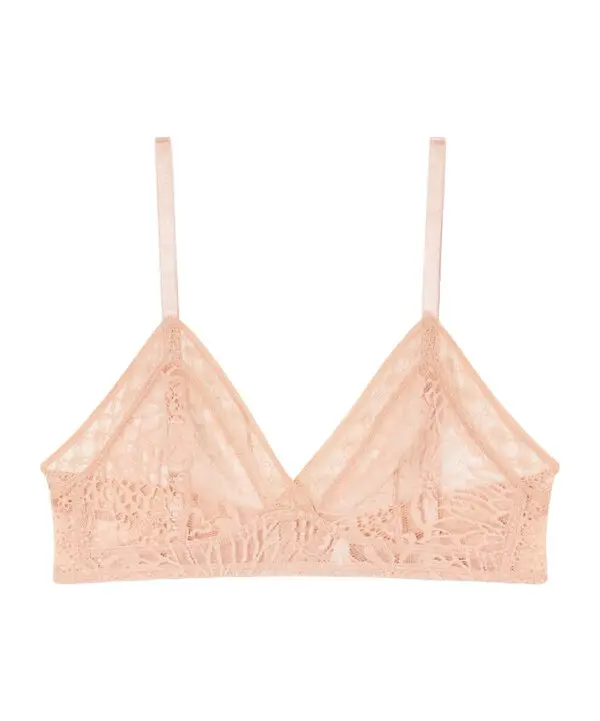 ERES Vestiges Lace Triangle Wireless Bra - Pink