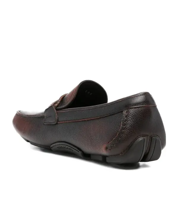 FERRAGAMO Gancini Driver Ornament Loafers - Black