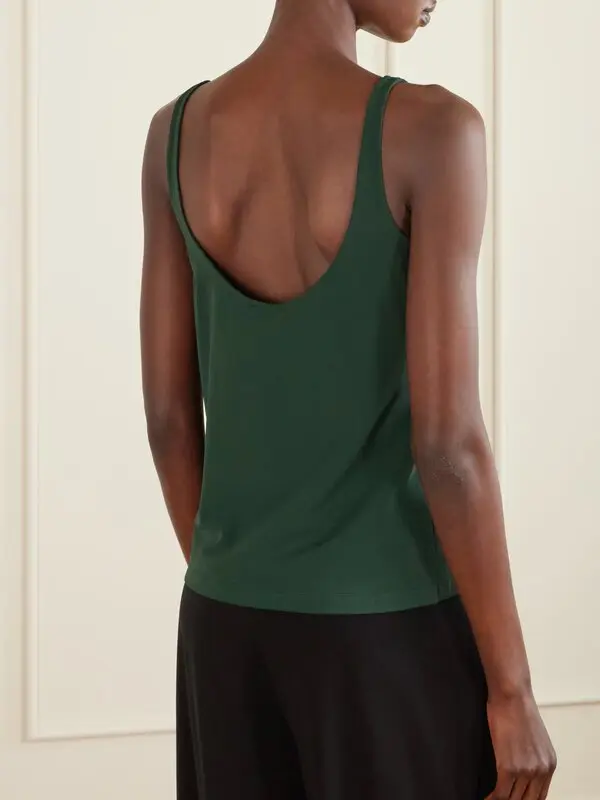 ERES Anaë Scoop Neck Top - Green