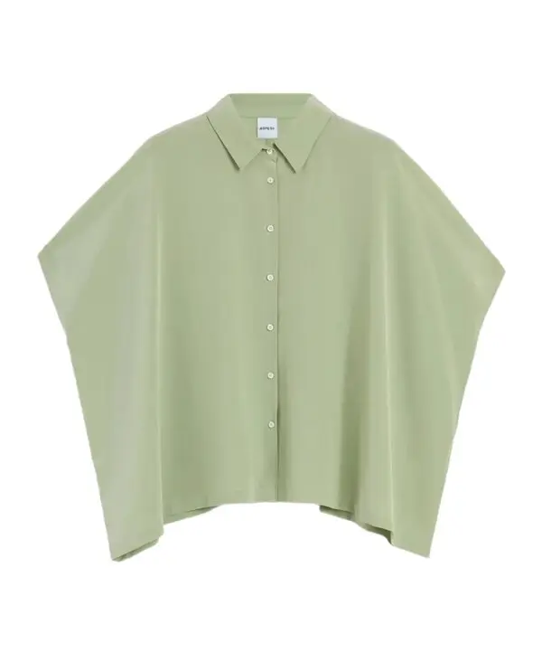 Aspesi Button-up Shirt With Lapel Collar - Nude