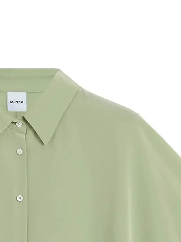 Aspesi Button-up Shirt With Lapel Collar - Nude