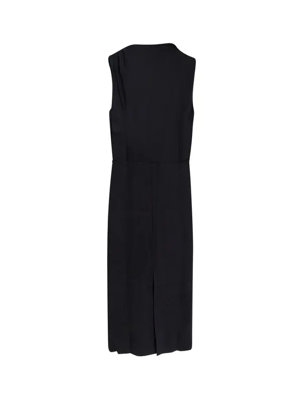 Soeur Gemma Asymmetrical Sleeveless Dress - Black