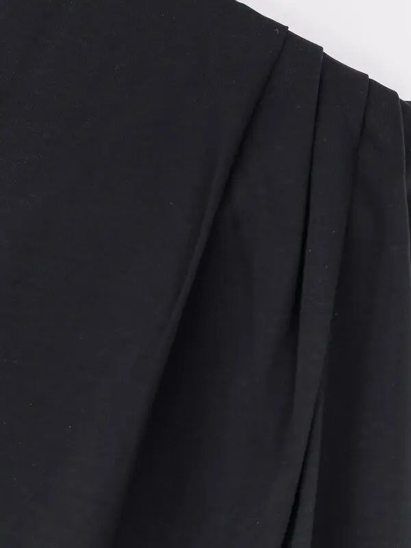 Soeur Gemma Asymmetrical Sleeveless Dress - Black