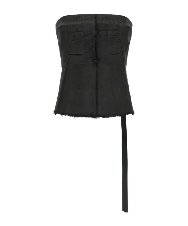 Rick Owens Off-the-shoulder Bustier Top