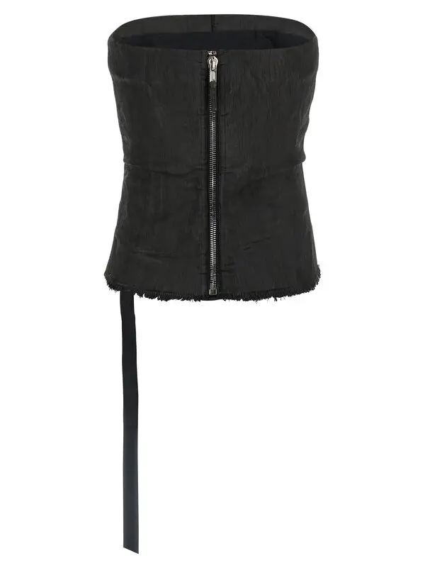 Rick Owens Off-the-shoulder Bustier Top