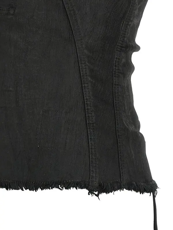 Rick Owens Off-the-shoulder Bustier Top