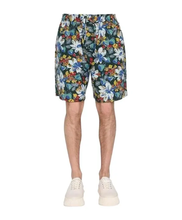 You Must Create Floral Print Elasticated Shorts