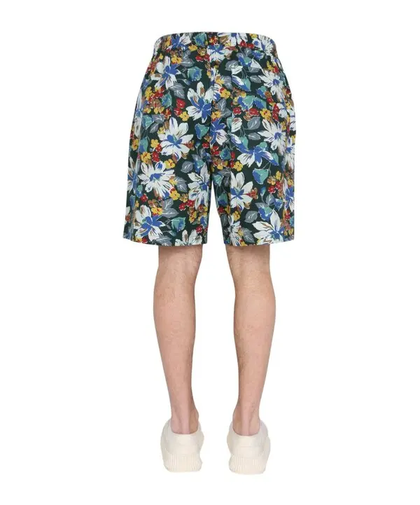 You Must Create Floral Print Elasticated Shorts