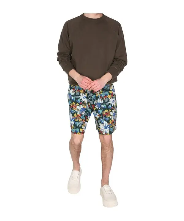 You Must Create Floral Print Elasticated Shorts