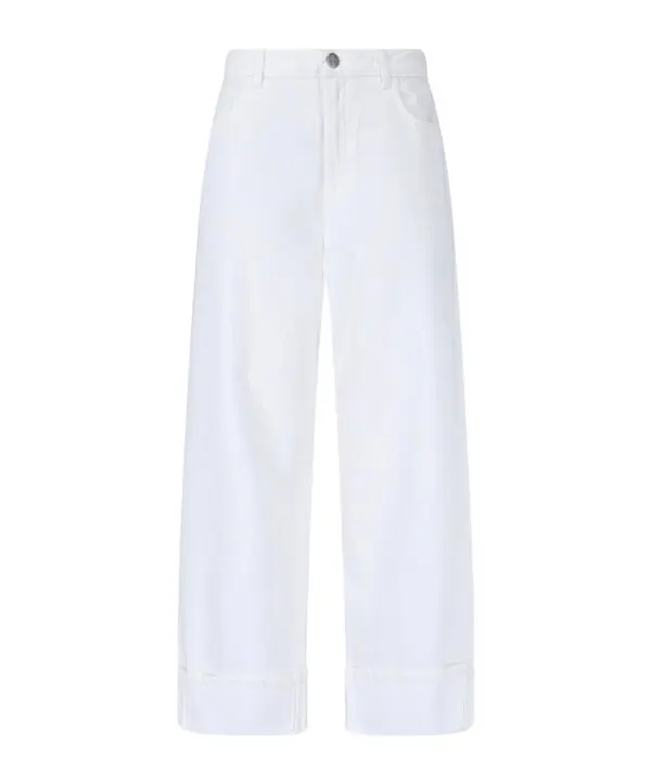 RÓHE Wide-leg Cuffed Jeans