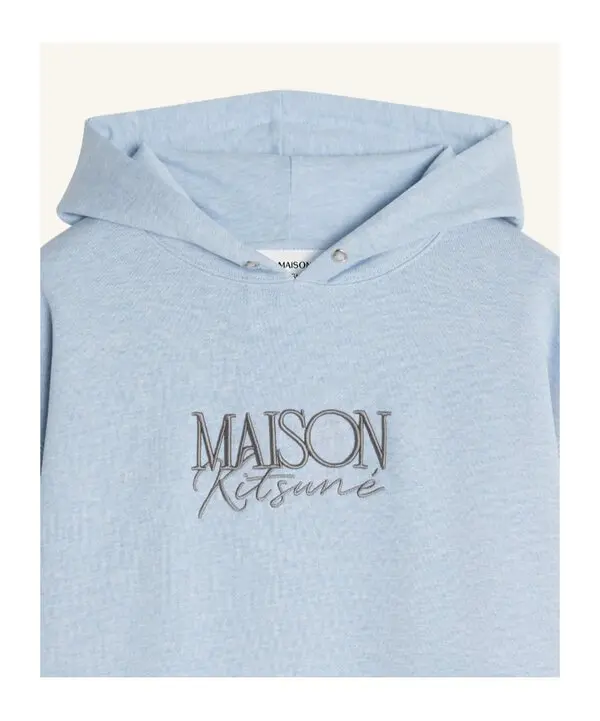 Maison Kitsuné Embroidered Logo Hoodie