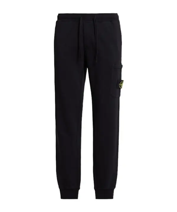 Stone Island Cotton Sweatpants - Black