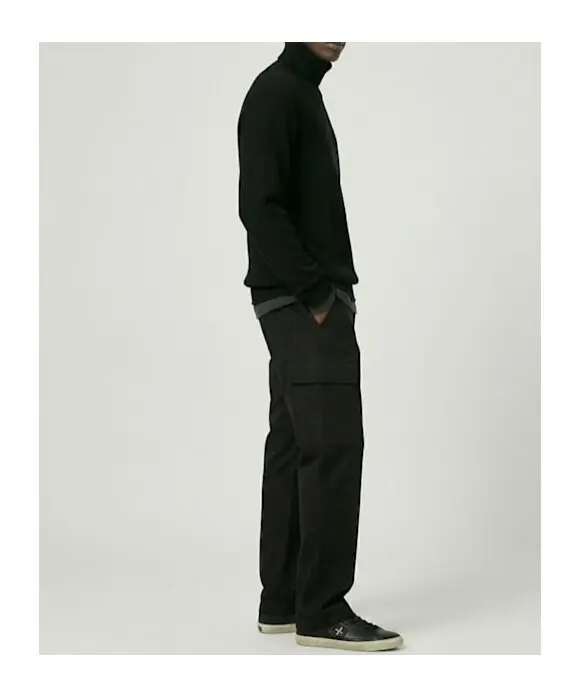 Stone Island Ribbed Wool Nylon Sweatshirt