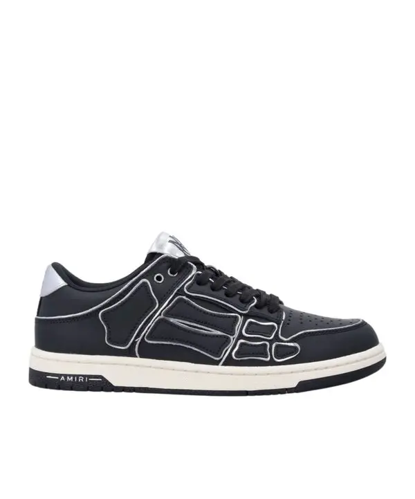 Amiri Low-top Sneakers With Bone Detailing - Black