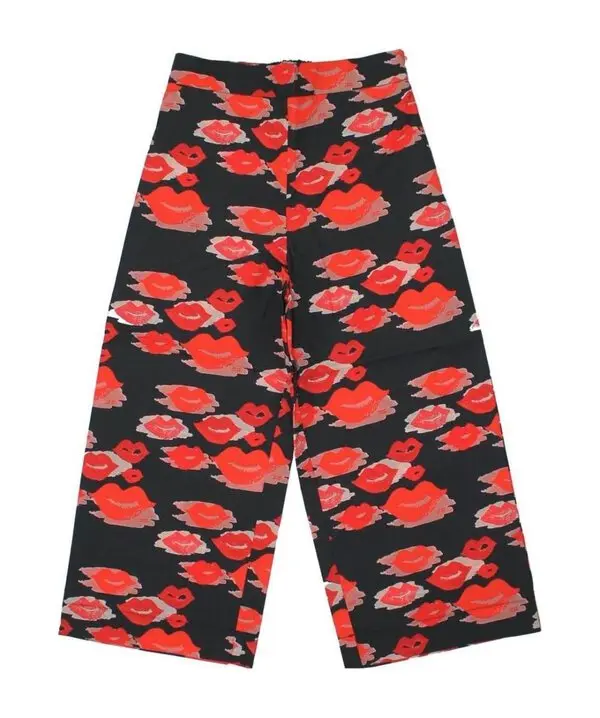 Elisabetta Franchi Printed Wide Leg Trousers