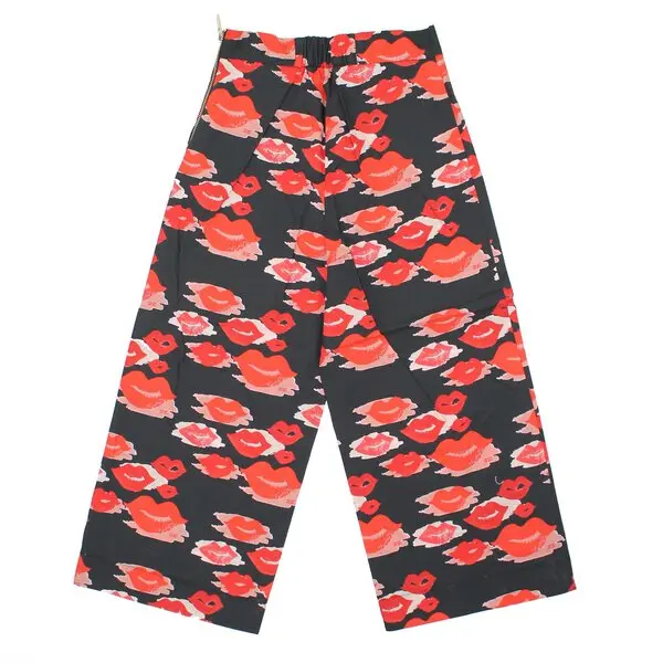 Elisabetta Franchi Printed Wide Leg Trousers