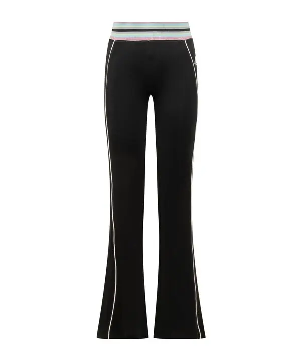 Off-White Slim Fluid Joggers With Side Lines - Black