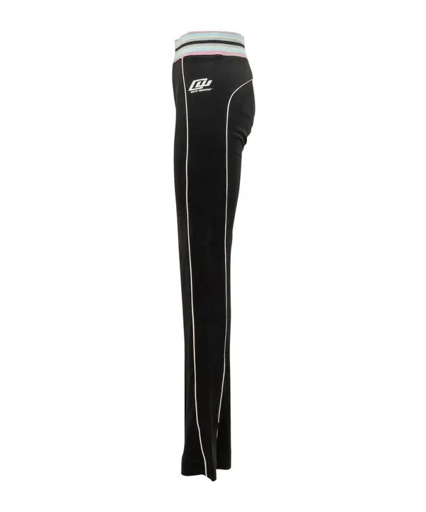 Off-White Slim Fluid Joggers With Side Lines