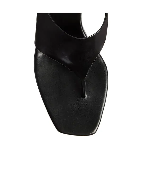 Khaite Marlow 55 Thong Mules - Black