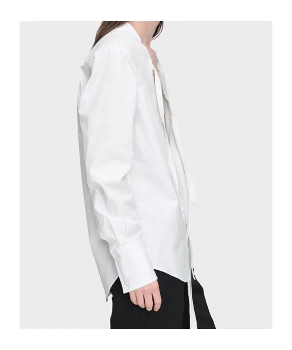 MAISON MARGIELA Tie-detail Poplin Shirt
