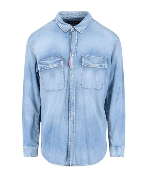 Dsquared2 Long Sleeved Denim Shirt