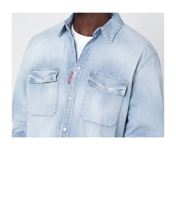 Dsquared2 Long Sleeved Denim Shirt