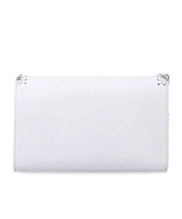 Stella McCartney Falabella Chain Wallet - Pearl Grey