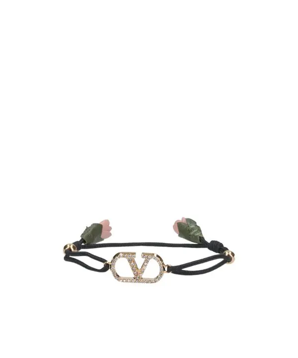 Valentino Garavani Vlogo Signature Bracelet - Black