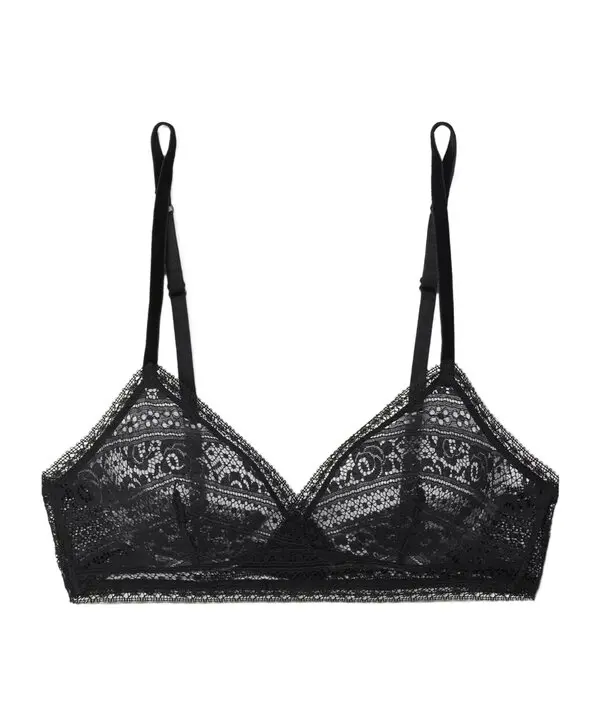 ERES Intriguée Lace Triangle Bra - Black
