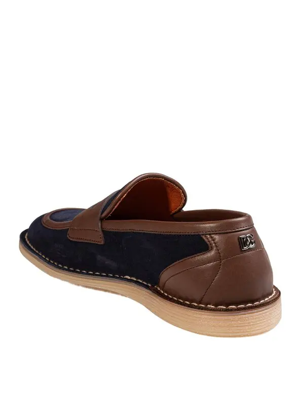 Dolce & Gabbana Logo Plaque Loafers - Black