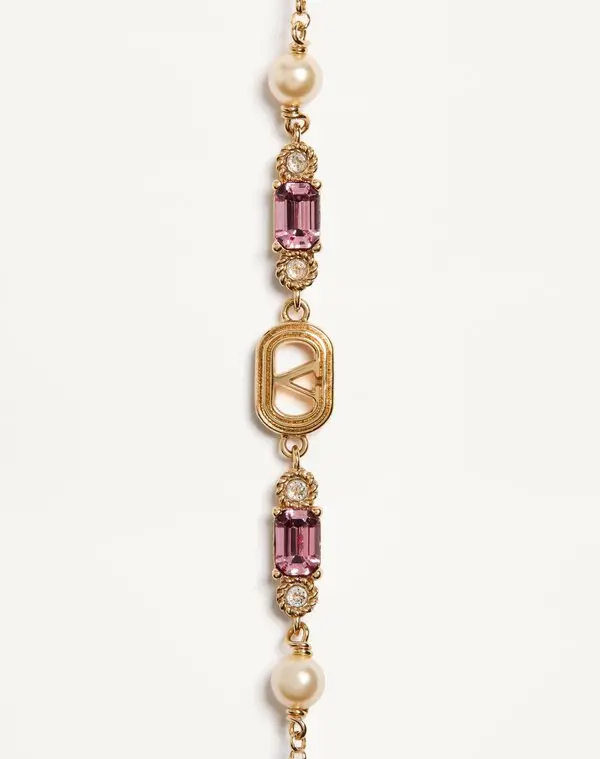 Valentino Garavani Vlogo Signature Embellished Bracelet