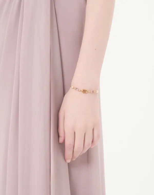Valentino Garavani Vlogo Signature Embellished Bracelet