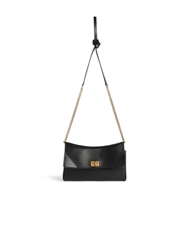 Balenciaga Rodeo On Chain Wallet - Black