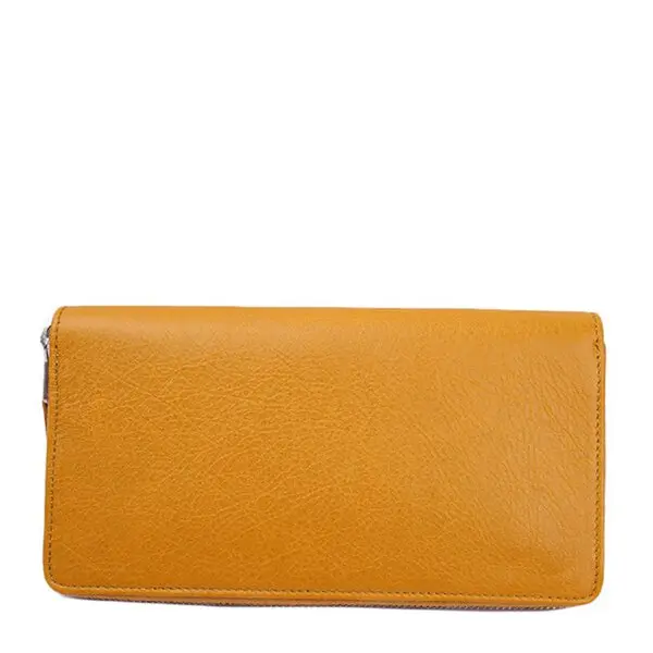 Balenciaga Logo Wallet - Orange