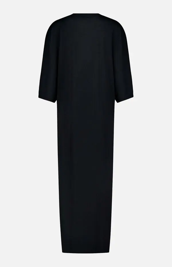 TOTEME Crewneck T-shirt Dress - Black