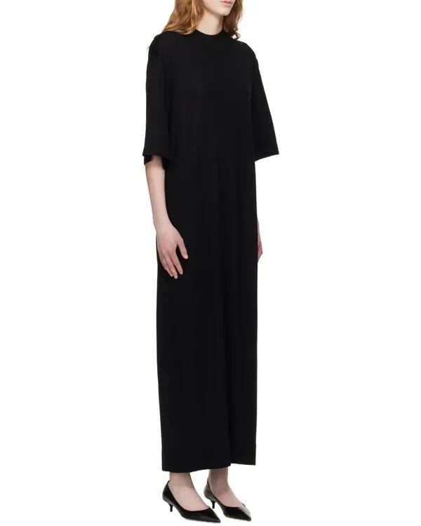 TOTEME Crewneck T-shirt Dress - Black