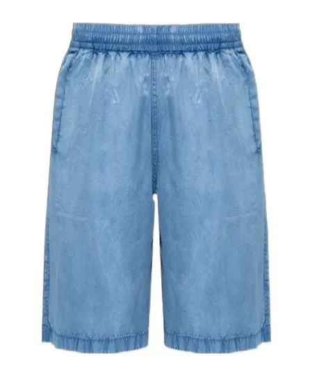 DIESEL® Elastic Waist Shorts With Two Side Pockets