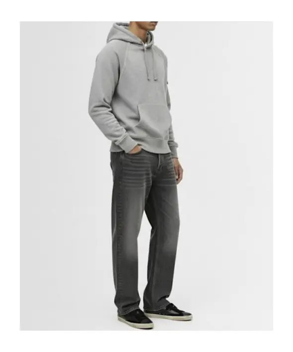 Stone Island Brushed Cotton Hooded Sweatshirt - Gray