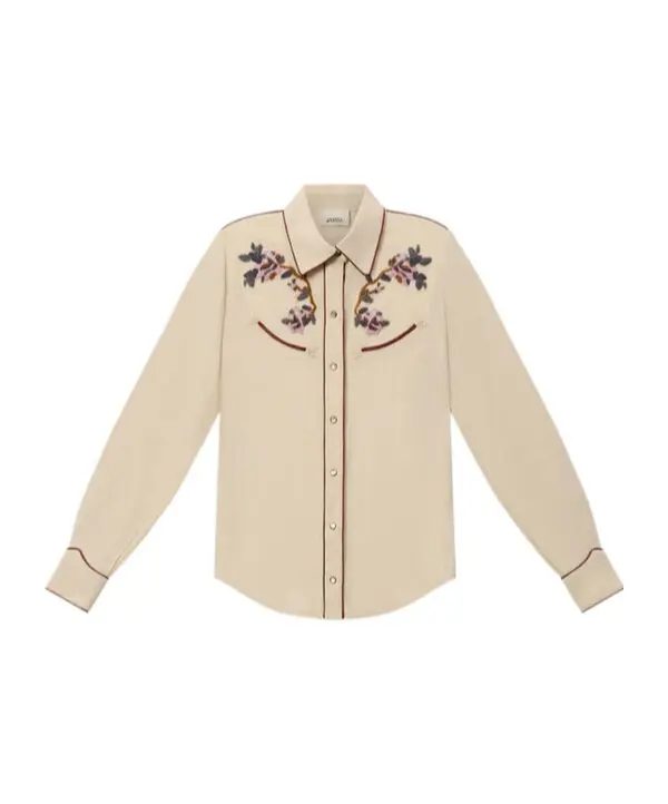 Isabel Marant Étoile Yzea Embroidered Shirt