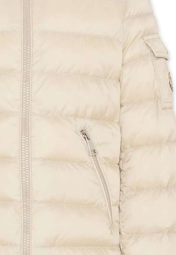 Moncler Gles Hooded Down Jacket - No