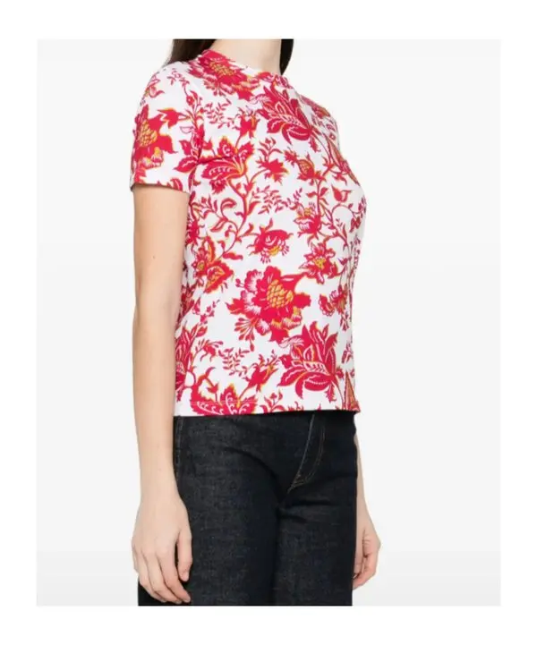 Etro Short-sleeve Floral Paisley T-shirt